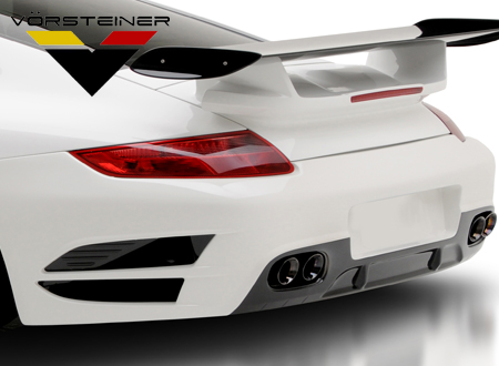 Vorsteiner V-RT Rear Bumper Vented for Porsche 997 Turbo - 9909POV ...