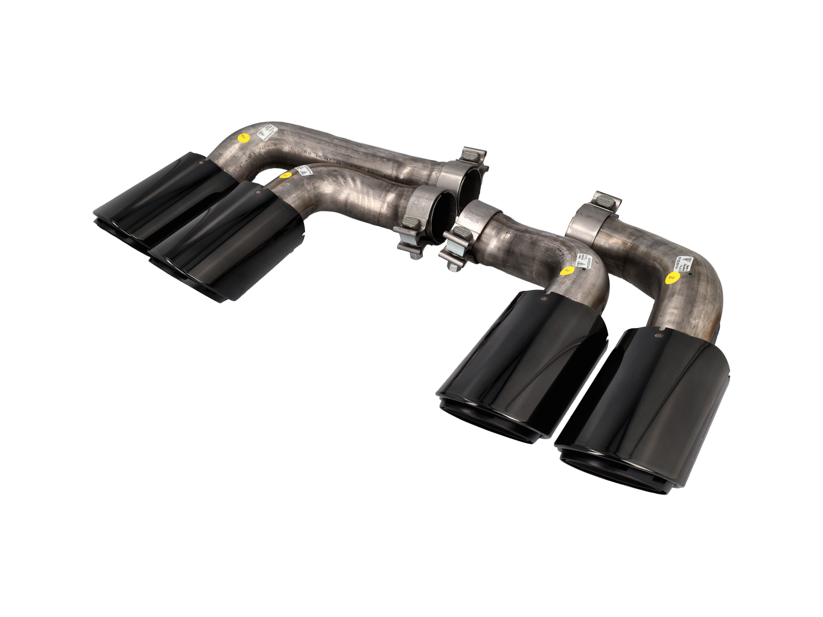 Porsche 9YA Cayenne Sport exhaust tail pipes 9Y0044200G - 9Y0044201E ...