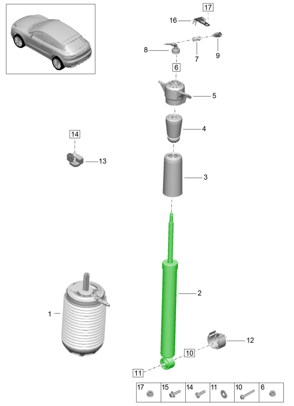 Buy Porsche Macan (95B) MK1 (2014-2018) Porsche Air Suspension | Design 911