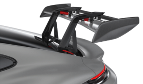 Rear wing end plates, carbon fibre. Porsche 992 GT3 RS - 1016.992.3RS ...