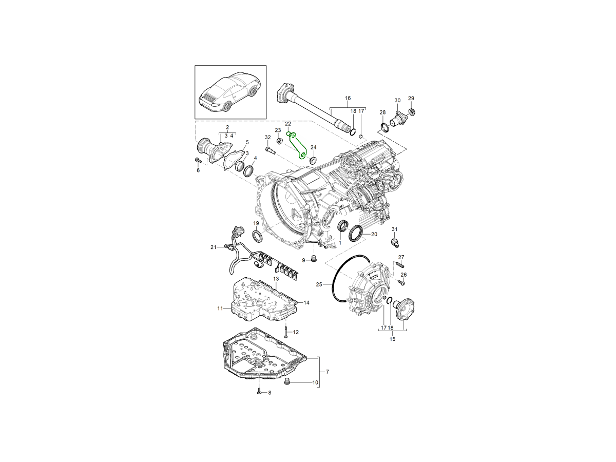 Buy Porsche Boxster 986/987/981 (1997-2016) Transmission Parts | Design 911