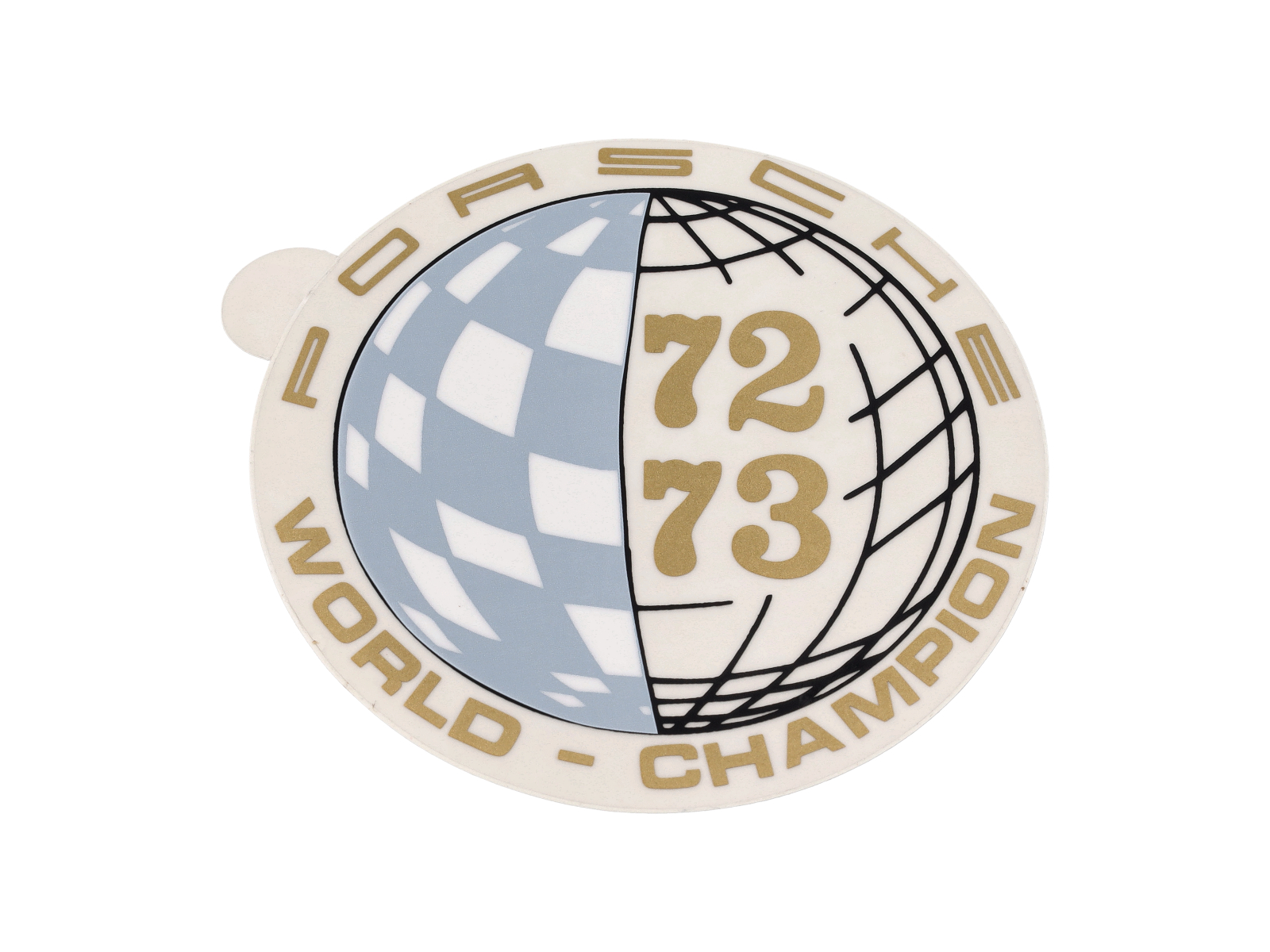 World Champion 1972 1973 Window Sticker 91170110324 - 91170110324 ...