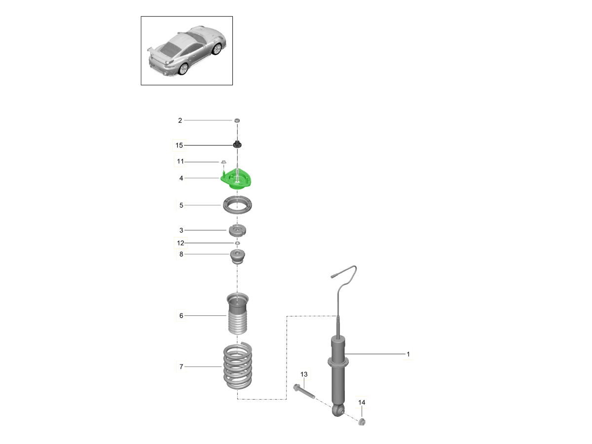 Design911 Shock Absorber Parts REAR | Design 911