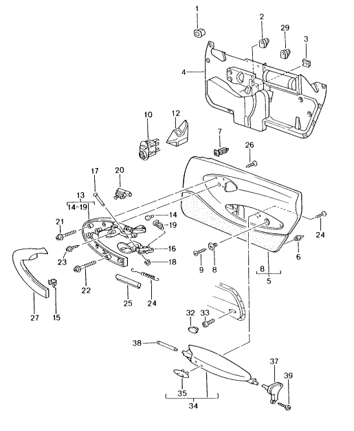 Inner Door Membrane Seal For Cars WITH door speakers - 99655583105 ...