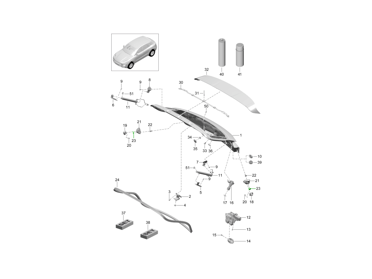 Rear lid / Tailgate | Design 911