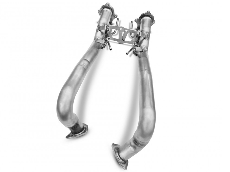 Sports exhaust particulate filter bypass tube Porsche 718 GT4 Spyder ...