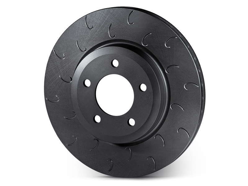 Rotinger J hook shaped slotted brake disc rotor rear. Porsche Cayenne ...