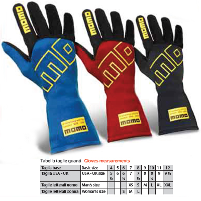 MOMO Pro Racer Club Gloves - GUAPCLUBLK10 | Design 911