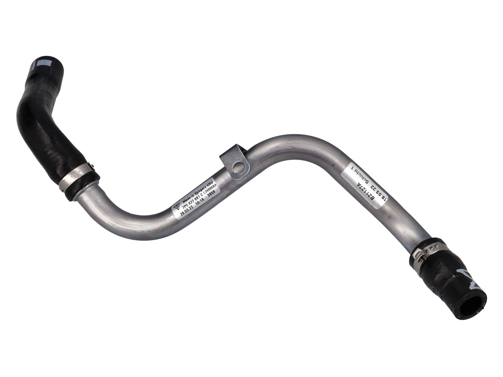 Porsche 958 Cayenne Suction pipe for power steering oil cooler ...