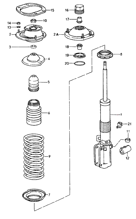 shock-absorber-top-nut-porsche-964-993-99908444109 - 99908444109 ...