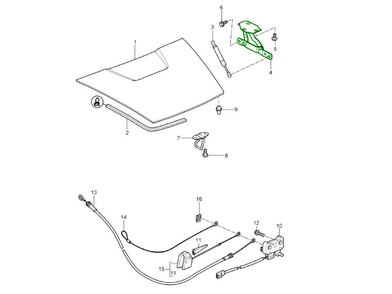 Porsche Rear Lids & Tailgates | OEM Body Panels & Engine Covers ...