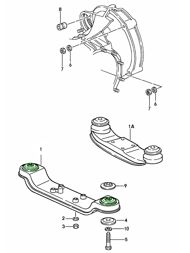 Porsche motorsport gearbox transmission mount | Design 911