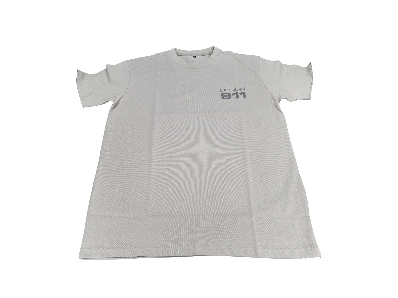 Design 911 T-Shirt - Grey with Left-Chest Logo & Large Rear Graphic ...
