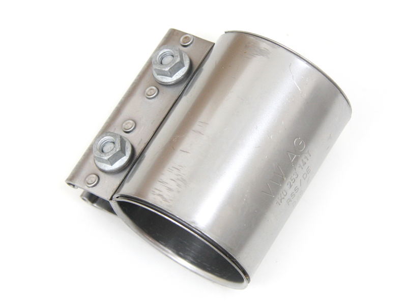 Exhaust muffler clamp. Porsche 958 Cayenne - 95811122000 | Design 911