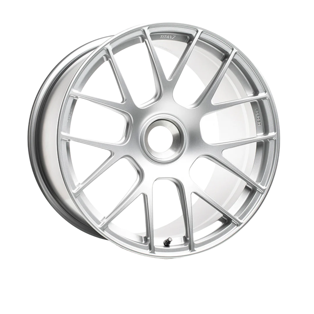 Titan 7 Forged T-S7 7Y Spoke Centrelock Alloy Wheel Set Iridium Silver ...