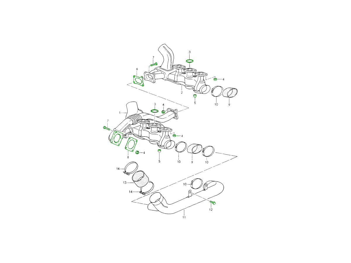 porsche converter repair flange, porsche catalytic flange repair ...