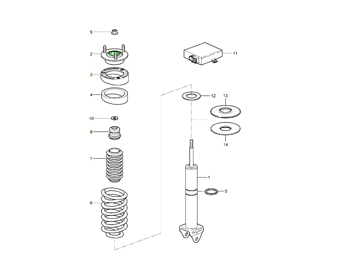 Porsche motorsport performance top mounts rear | Design 911