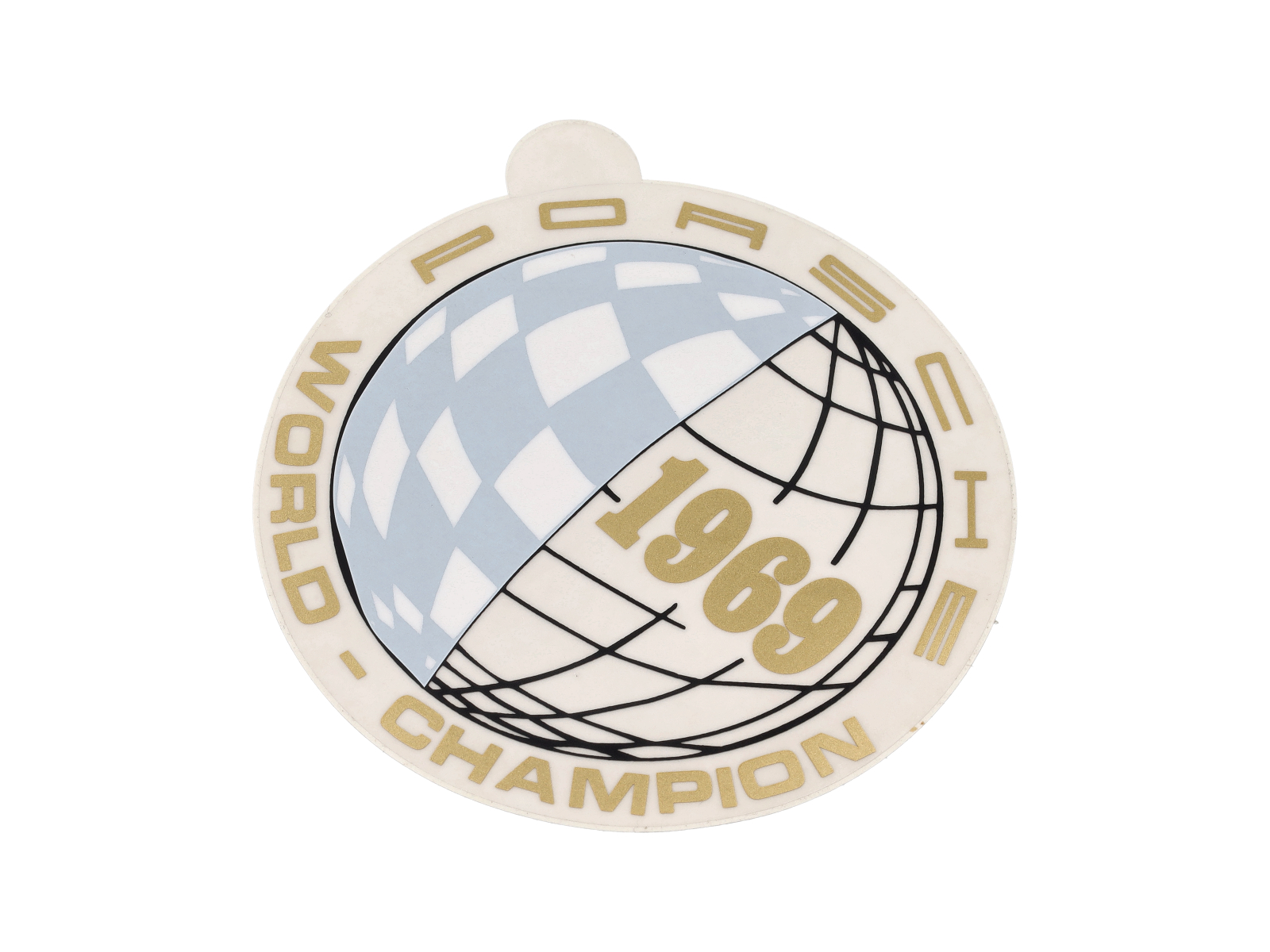 World Champion 1969 Window Sticker 91170110320 - 91170110320 | Design 911