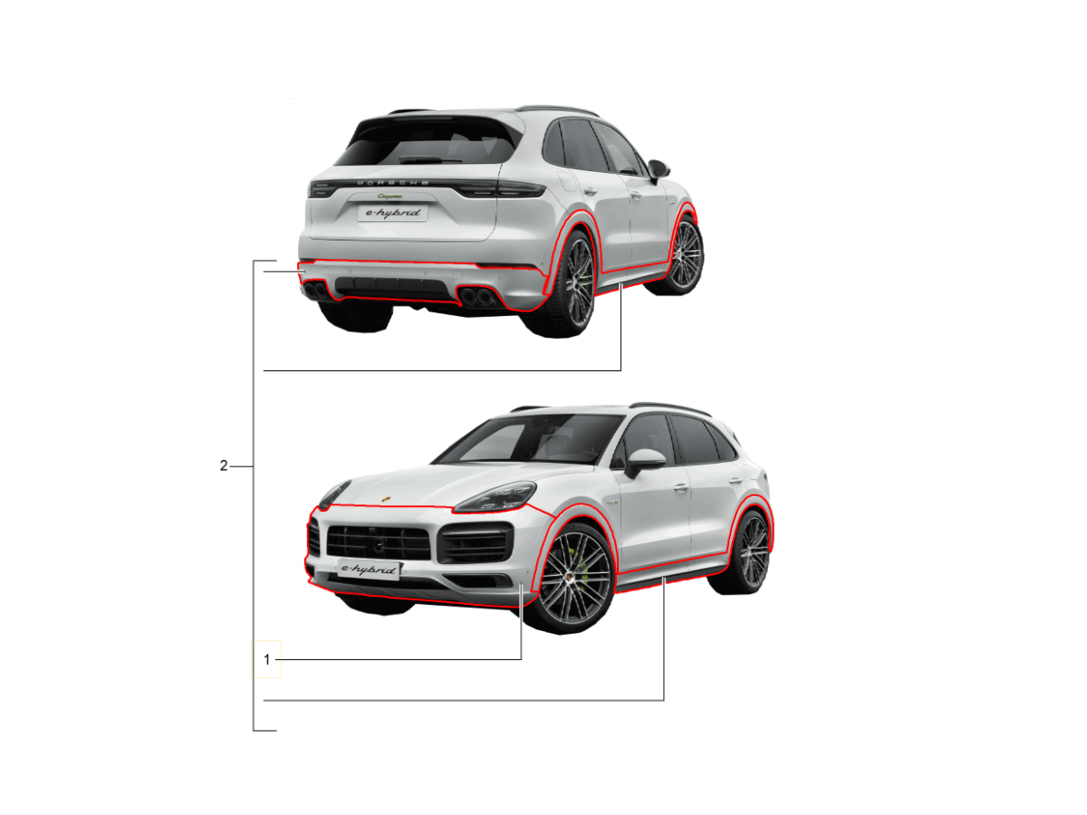 Porsche 9YA SportDesign package 9Y0044850A - 9Y0044850A | Design 911