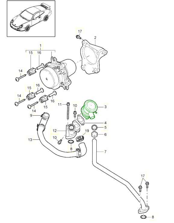 Buy Porsche 997 (911) MK2 2009-2012 997 MKII GT3 2010>> Air Intake ...