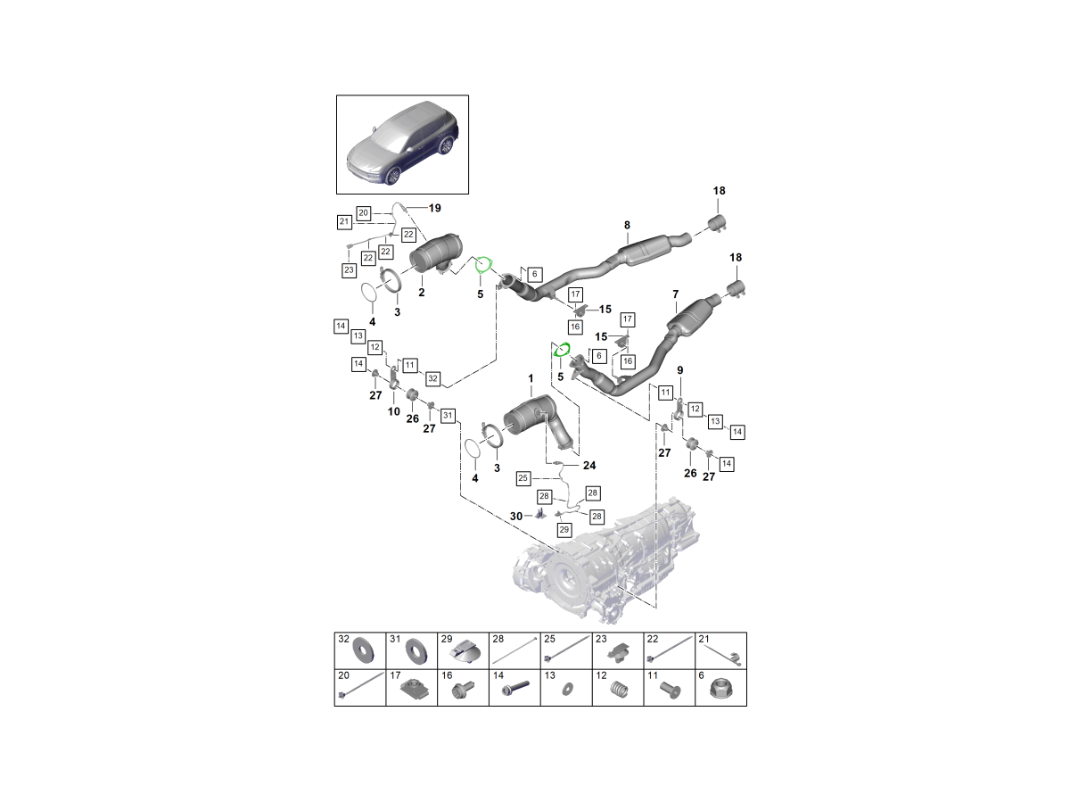 Porsche Exhaust Gaskets | Leak-Free Sealing & Performance Reliability ...