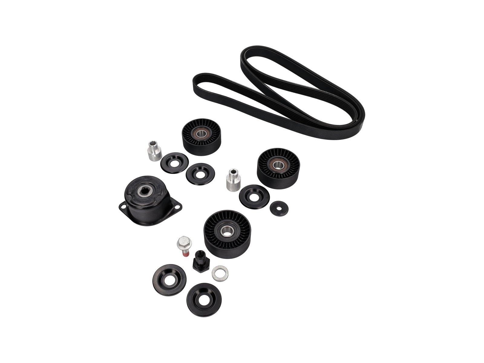 Full Pulley & Belt Kit - Tensioner, Idlers & Drive Belt - for Porsche ...