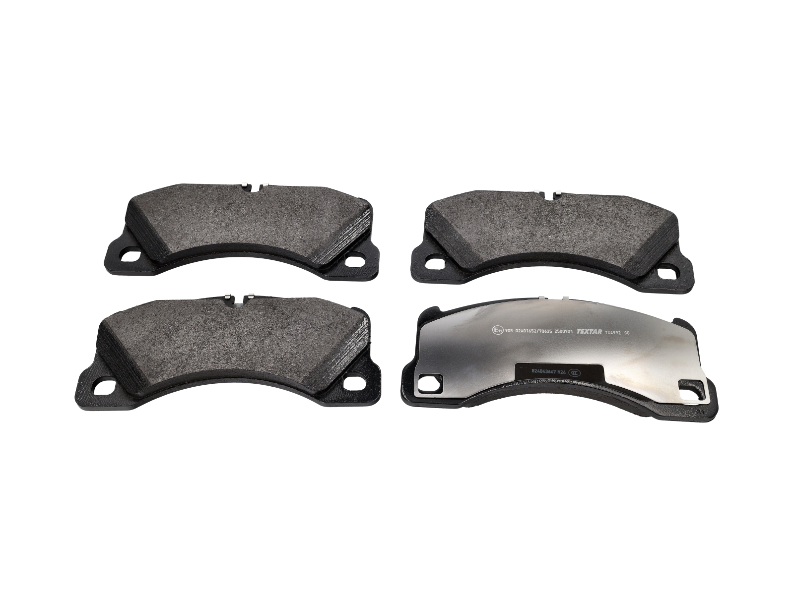 TEXTAR 2500701 Porsche 95835193910 Brake pads Front for Porsche 958 ...