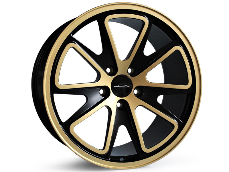 SpeedART FOX EVO II Gold wheel set for Porsche 981 Boxsters and Caymans ...