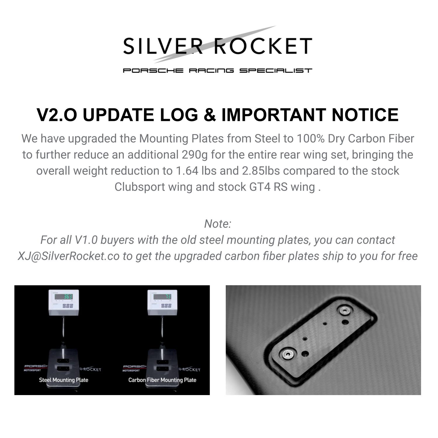 Rear spoiler dry carbon fibre. Porsche 718 Cayman GT4 RS - 9GT825871A/1 ...