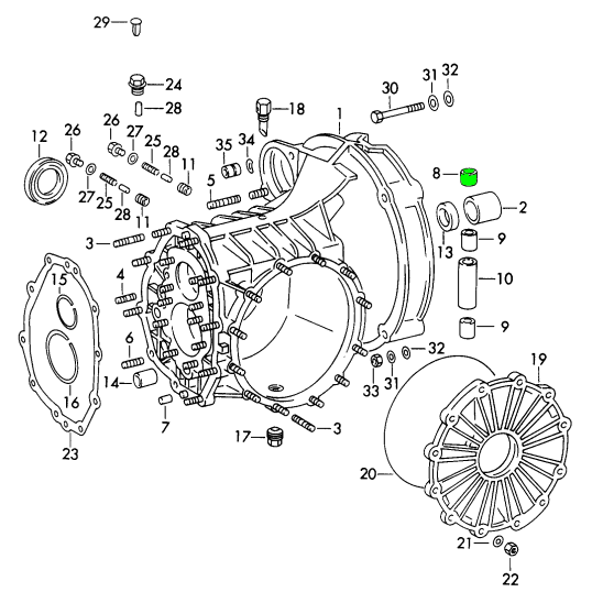 Porsche Gearbox Casings & Casing Parts | Precision Transmission ...
