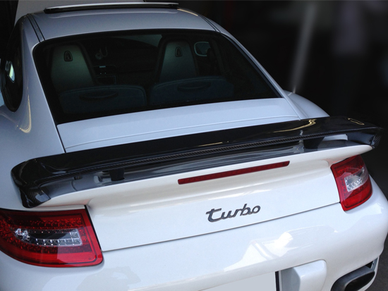 Porsche 997 Turbo Rear Wing Add-on Type II Carbon Fiber - AP-997TT-612 ...