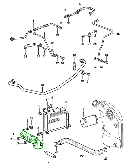 Original Porsche 99610700794 Engine oil pump for Porsche 996 GT3 ...