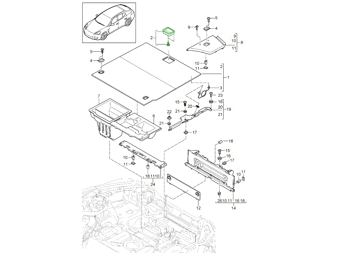 Buy Porsche Panamera 970 MK1 (2009-2013) 970.1 Panamera V6 3.6L 2WD ...