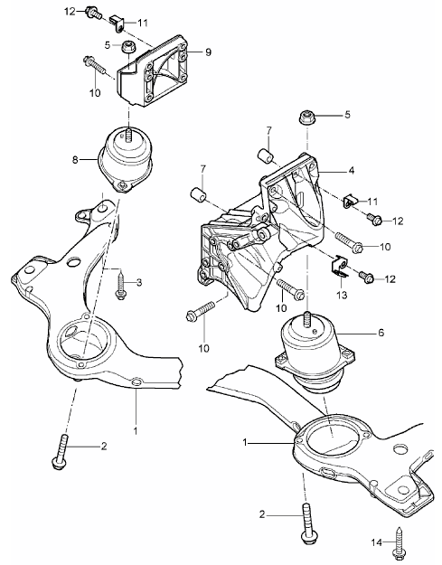 Porsche Engine Mounts | Precision Replacement & Performance Components ...