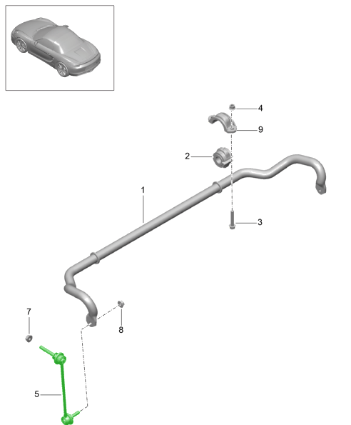 MEYLE 416060002Drop link, Front. Porsche 991 / 981/982 Boxster / 981C ...