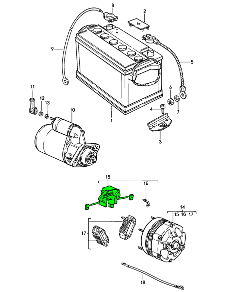 Porsche Voltage Regulators | Precision Charging System Parts ...