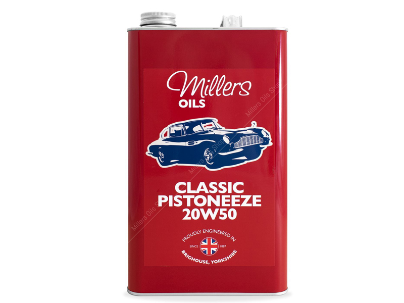 Millers Classic Pistoneeze 20W-50 Engine oil for Porsche 356 914 911 ...
