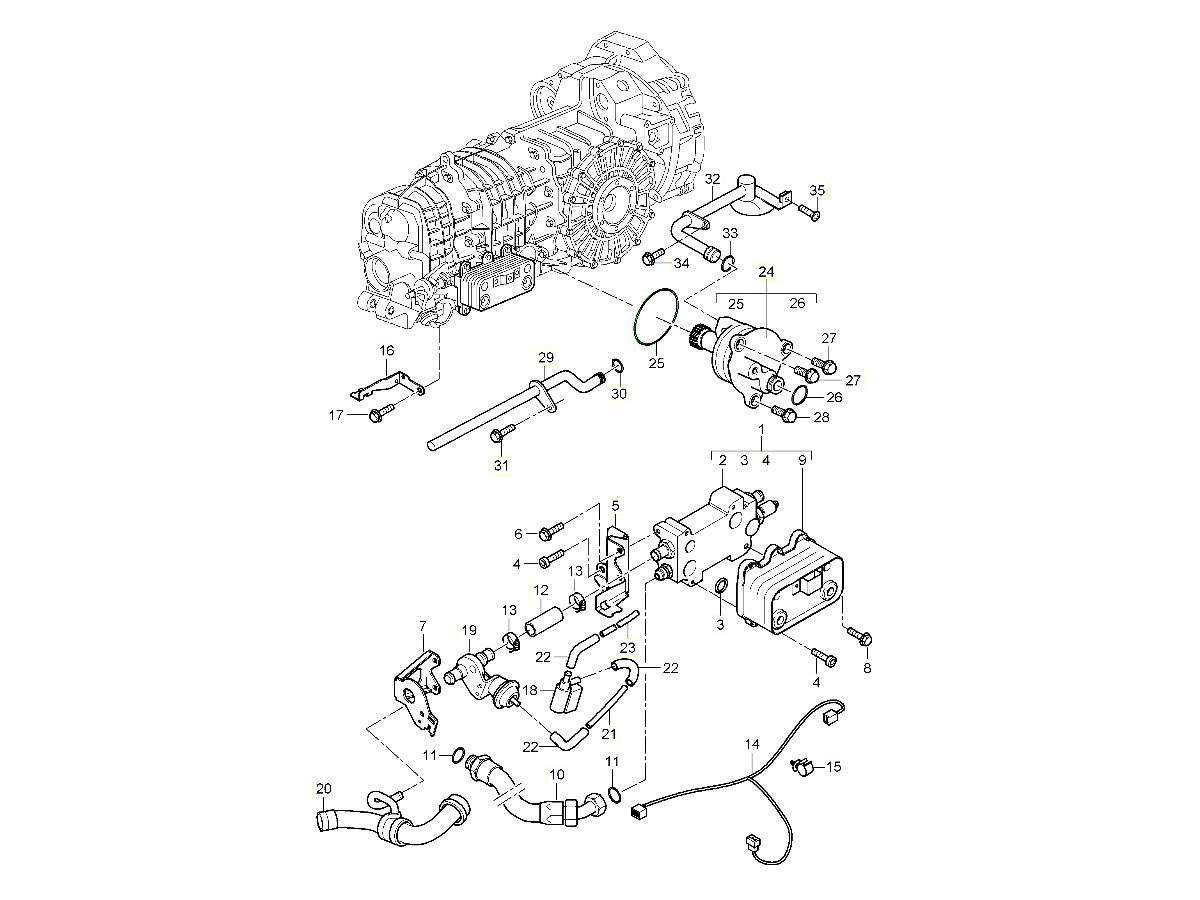 Porsche 997 GT2 GT3 O-ring for oil pump 99970179940 - 99970179940 ...