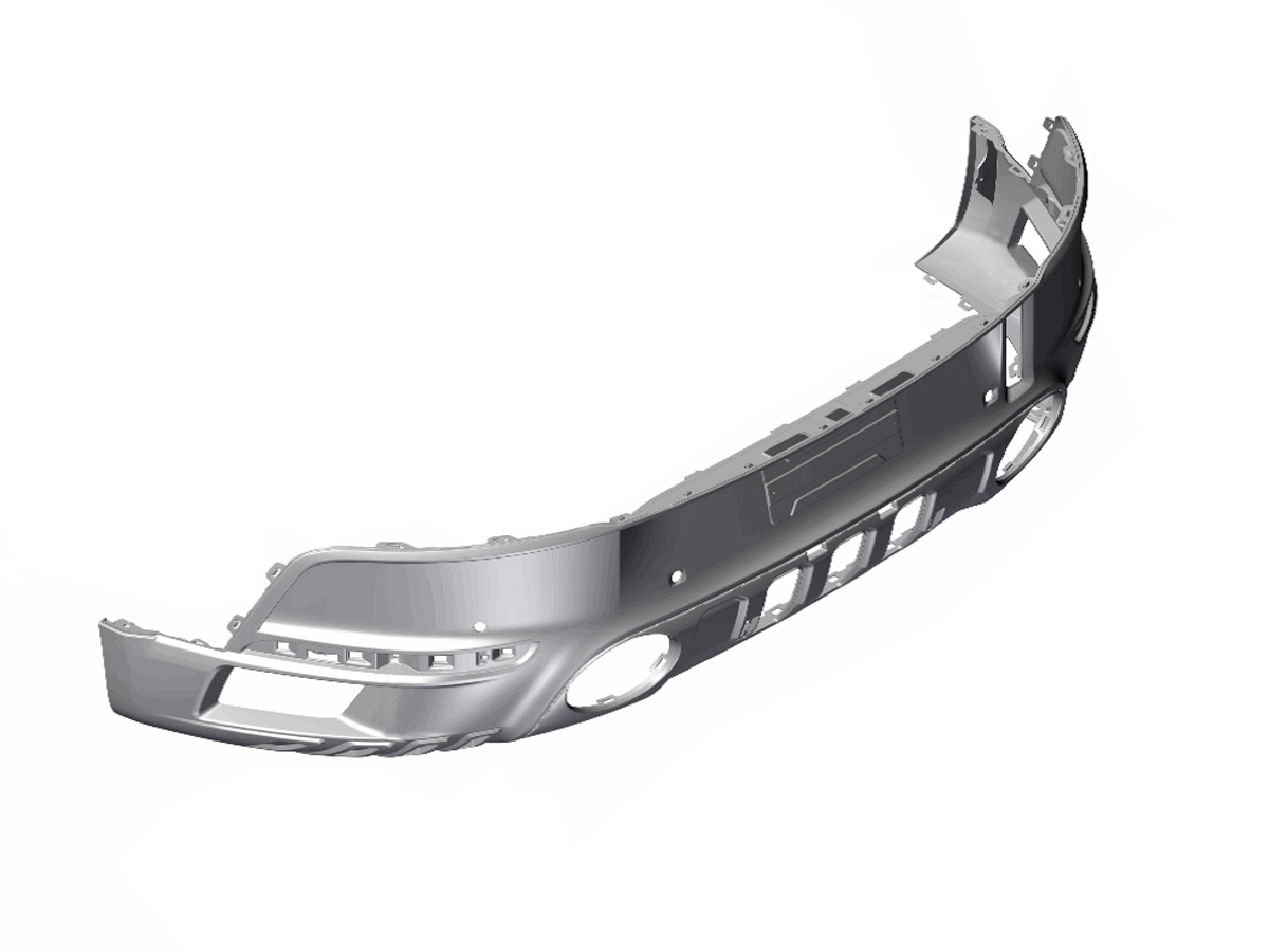 Rear bumper cover Matt Black. Porsche 992 Dakar - 992898035 | Design 911