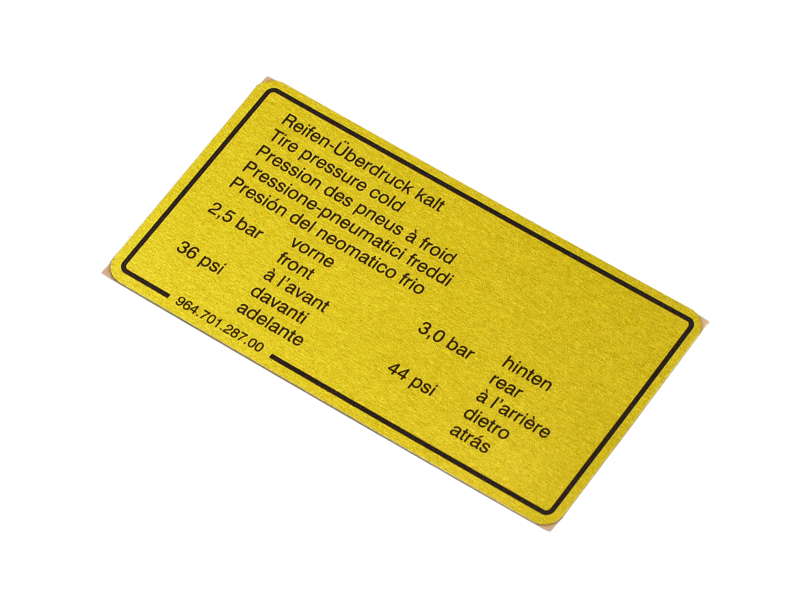 Porsche Tyre Decals | Design911 Authentic Restoration Labels for ...
