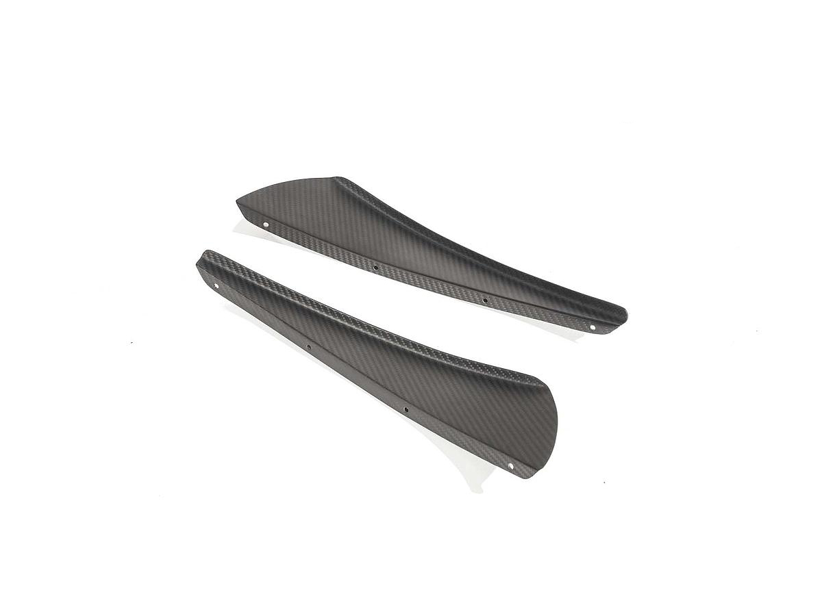 Carbon fibre front bumper dive plane kit for Porsche 987 Cayman ...