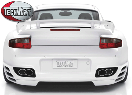 TechArt Lower Rear Diffuser. Porsche 997 Turbo 097100580009 ...