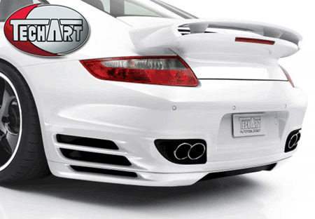 TechArt Lower Rear Diffuser. Porsche 997 Turbo 097100580009 ...