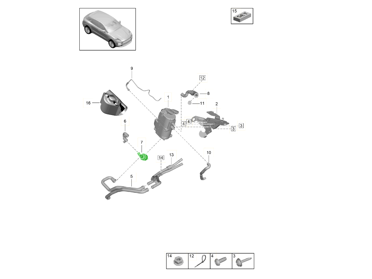 Porsche Auxiliary Coolant Pumps | Engine & Cabin Temperature Control ...