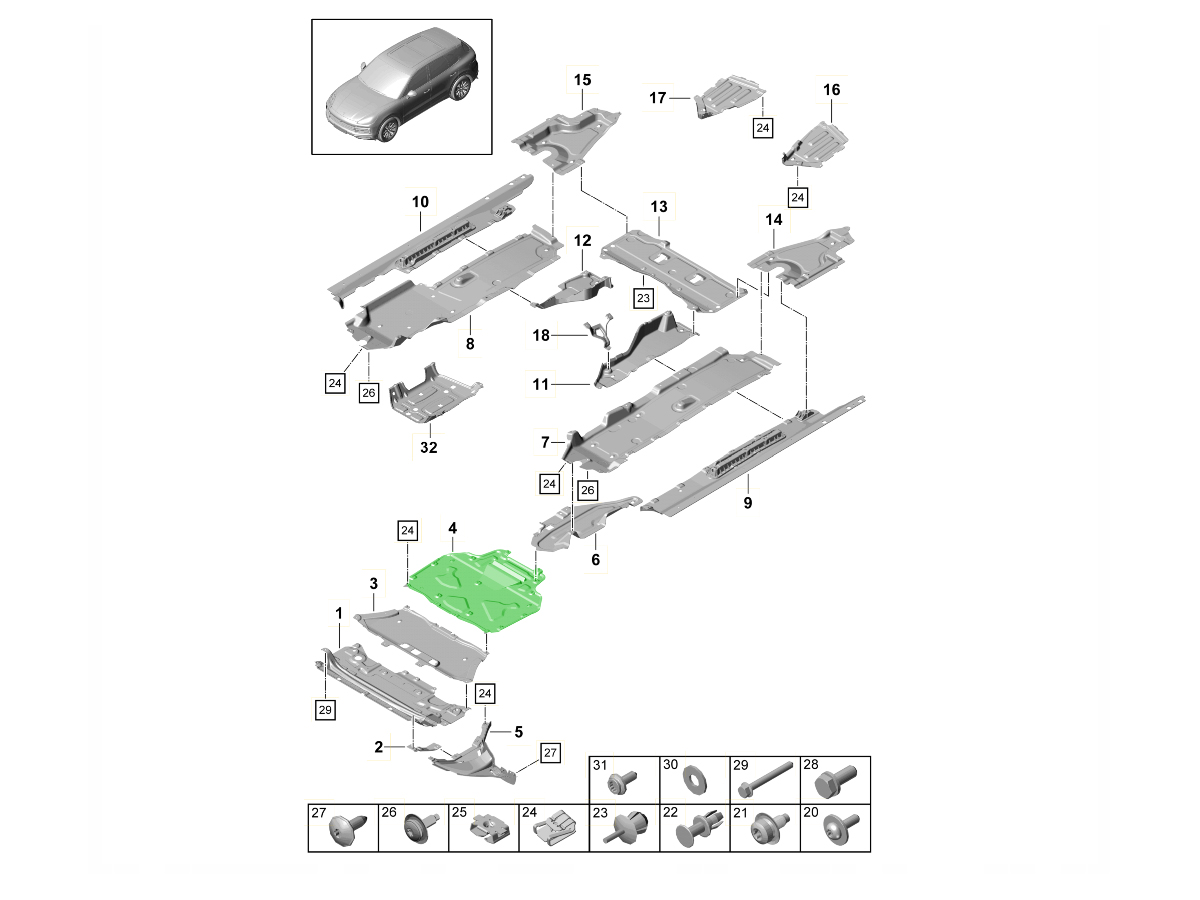 Undertrays Chassis & Engine | Design 911