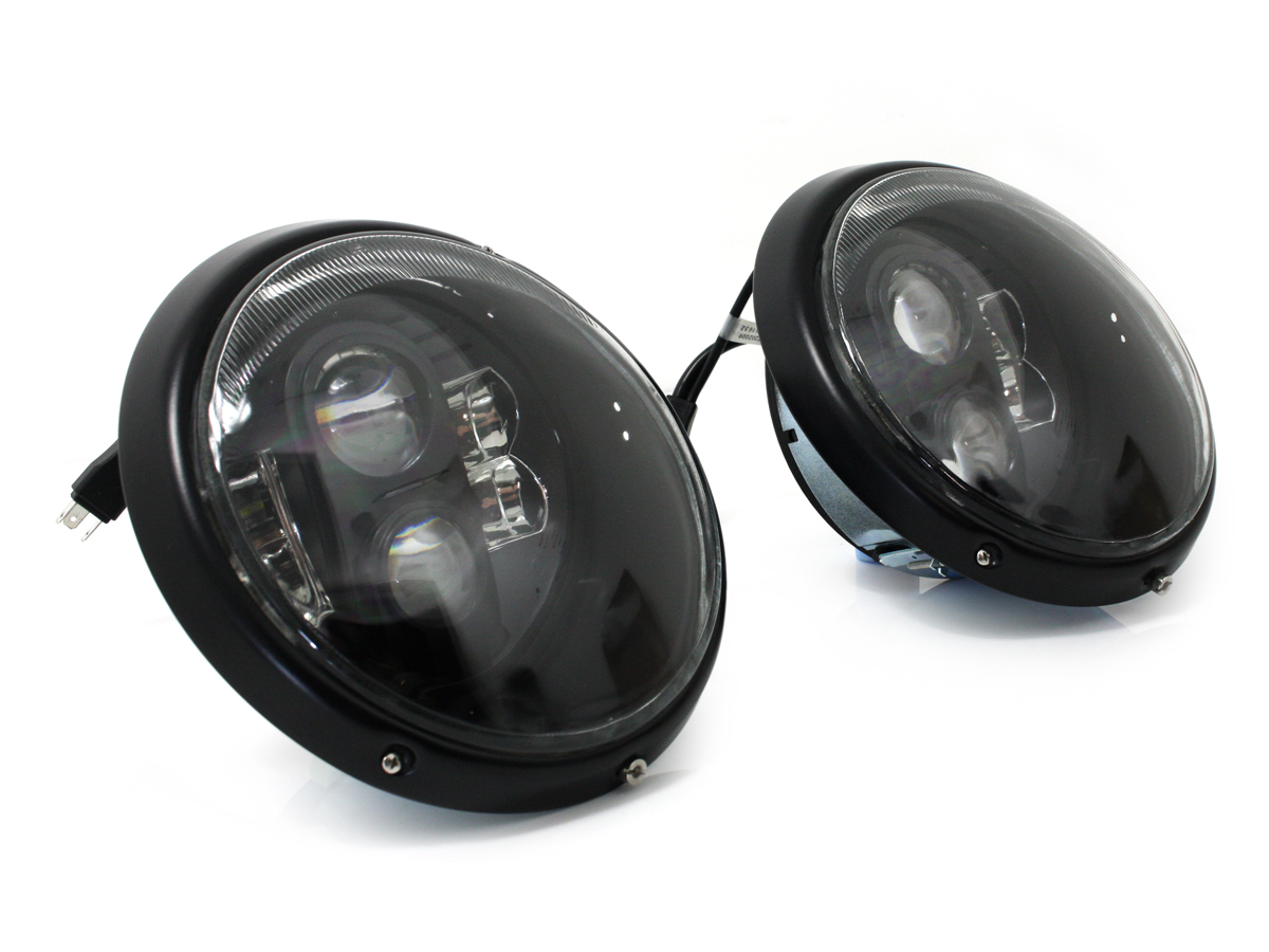 Headlamps with built in LED Internals RHD Clear Lens Porsche 911/964 ...