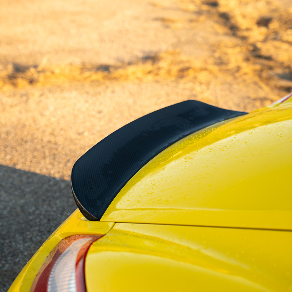 Rennline upkick rear spoiler Carbon Fibre. Porsche 987 Cayman - E78 ...