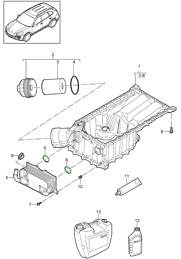 Buy Porsche Macan (95B) MK1 (2014-2018) Oil Radiators / Heat Exchangers ...