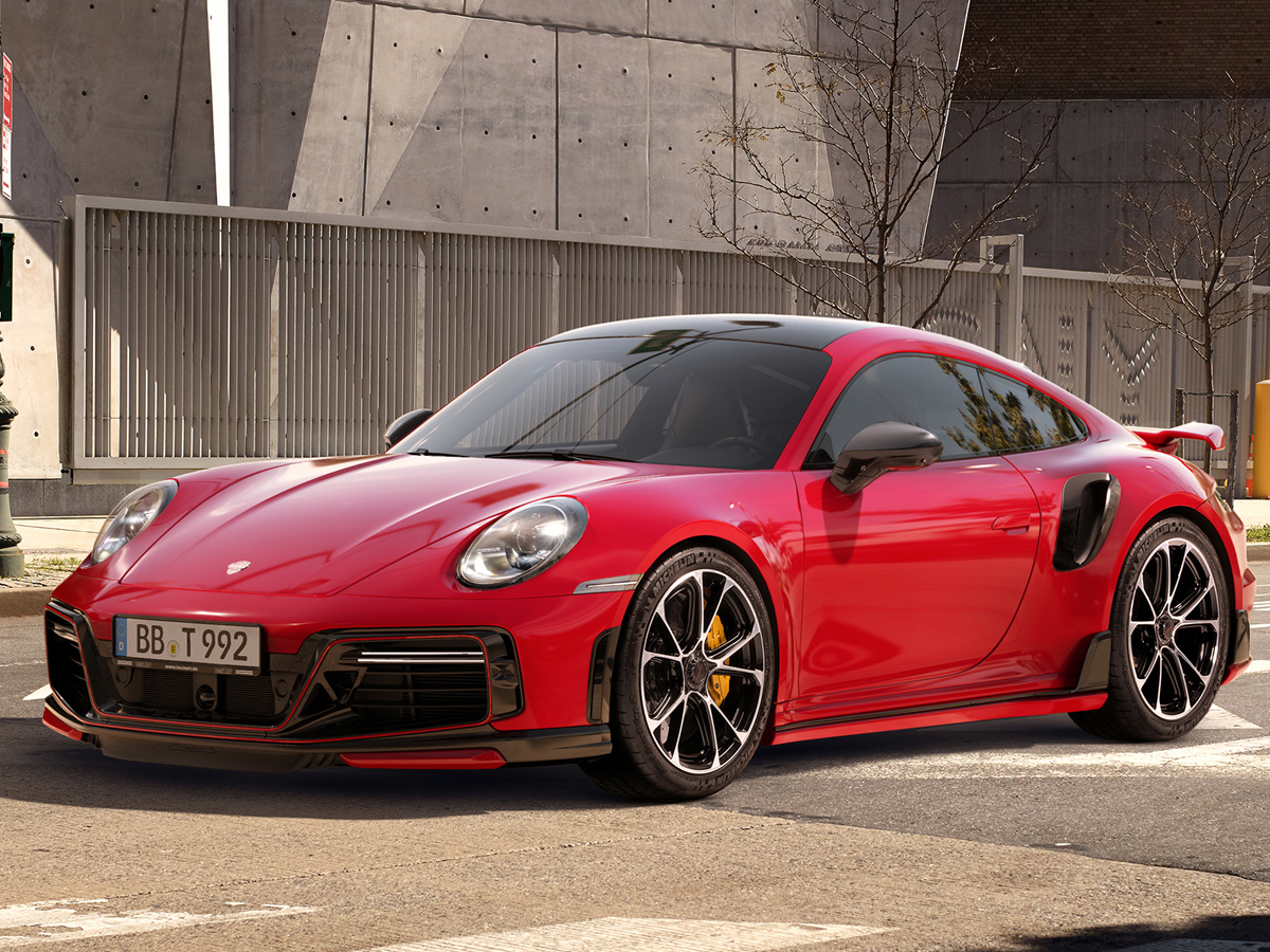 TechArt 092.121.480.009G 092.121.480.009M carbon fibre rear wing air ...