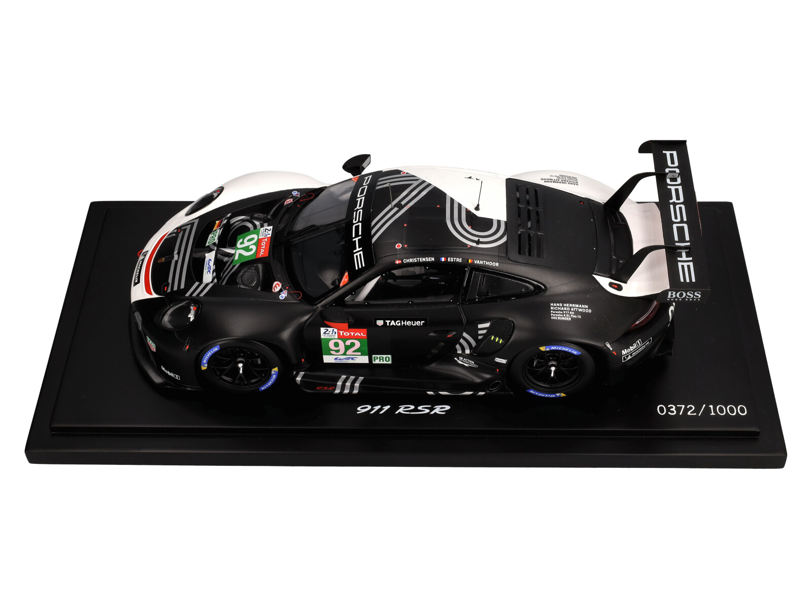 Porsche 911 991-2 RSR Team Porsche GT n° 92 24h Le Mans 2020 1/18 Spark ...